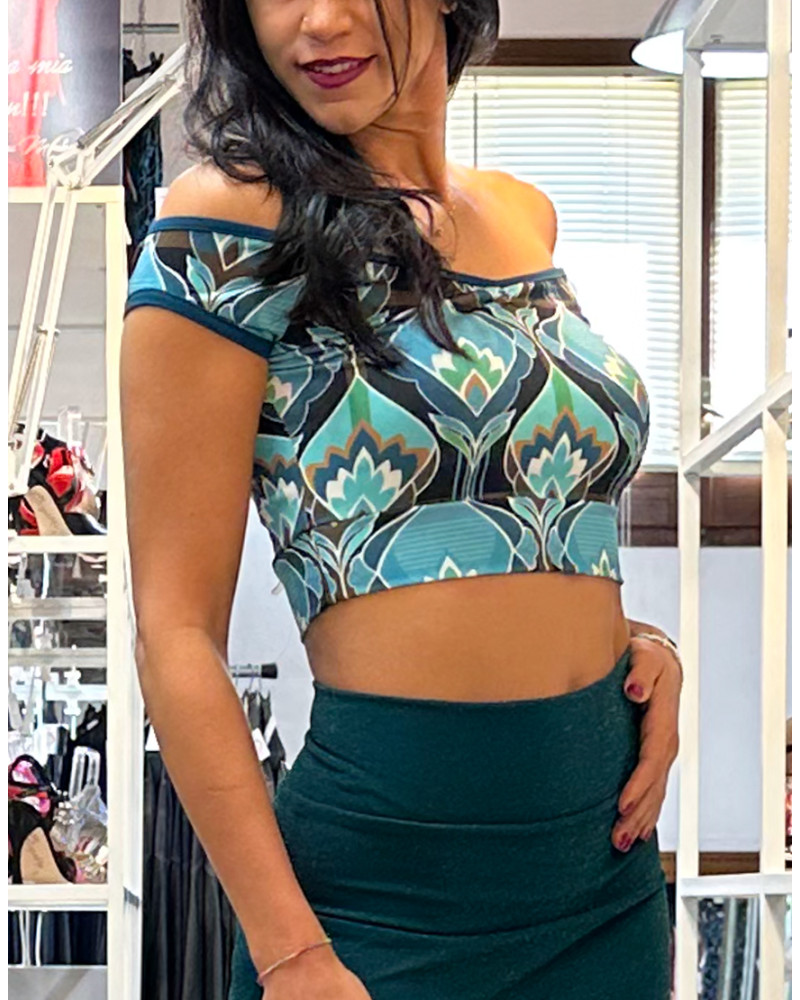 Top Luci Option 1 | RossaSpina Taglia Donna Taglia Regolare S / M